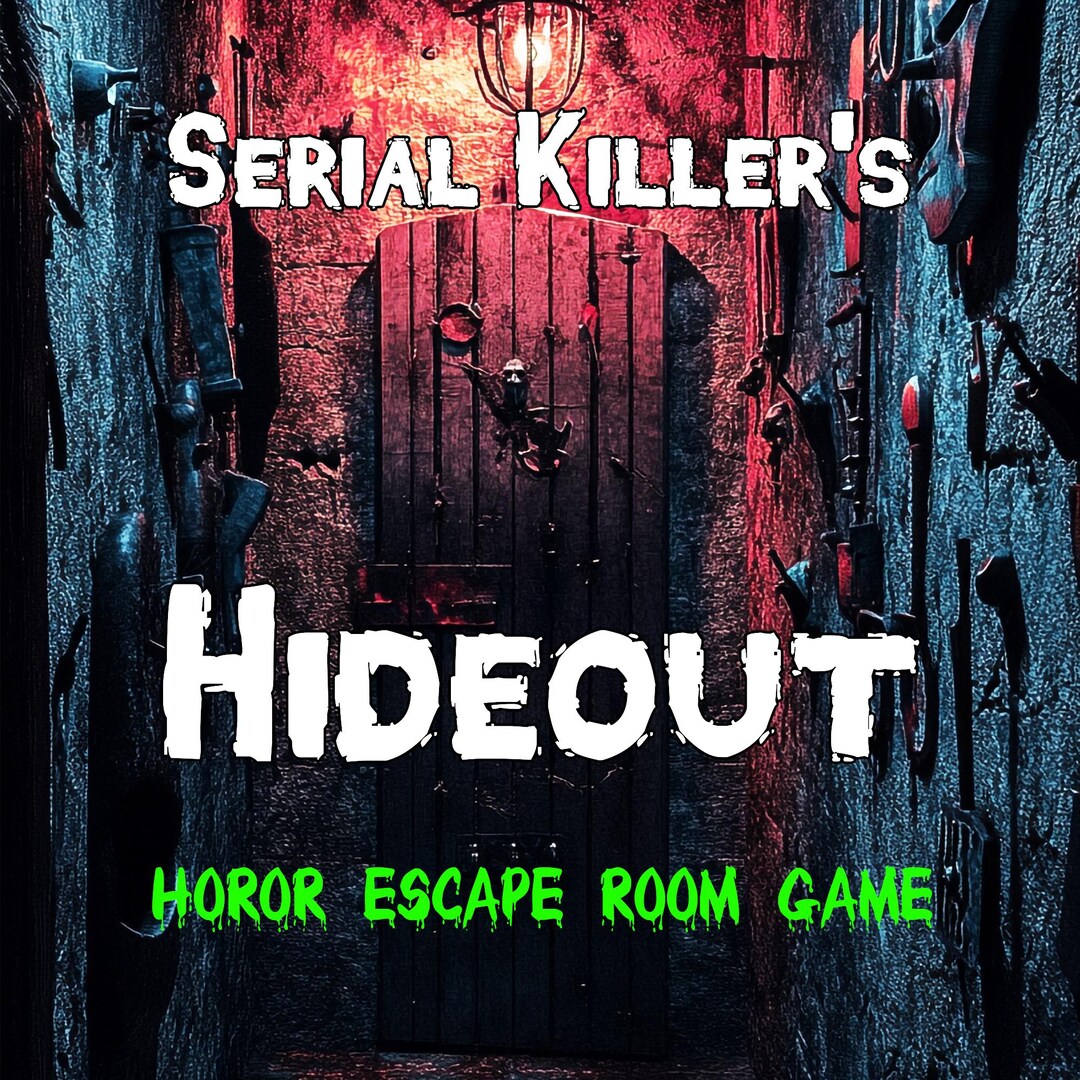 Horror Escape Room Game - Serial Killer's Hideout - Printable Horror ...