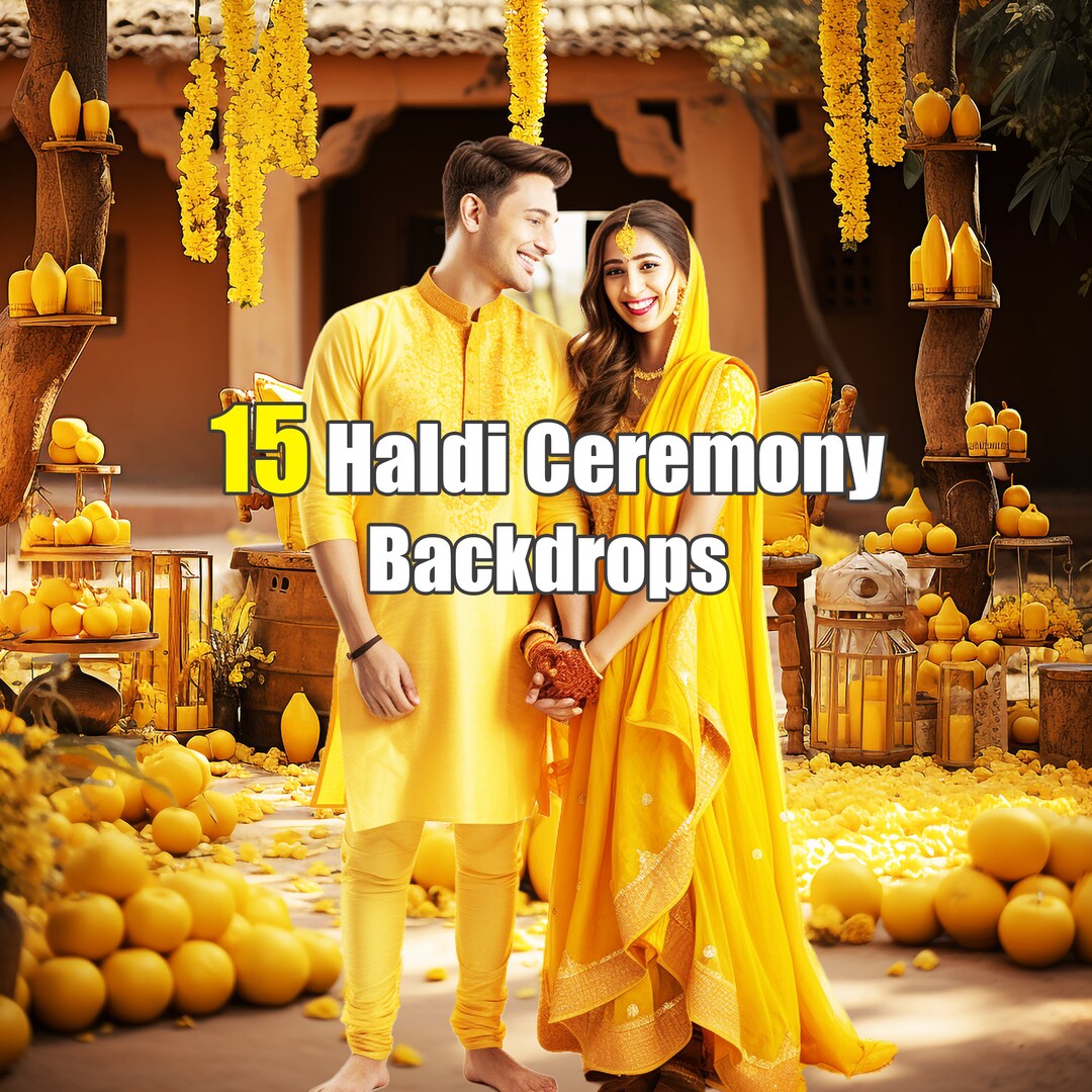 15 Haldi Ceremony Backdrops - Vintage Elegance Collection – Perfect for ...
