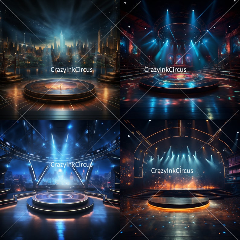 15 Live Show Stage Backdrops - Performer's Backdrops: Spotlight ...