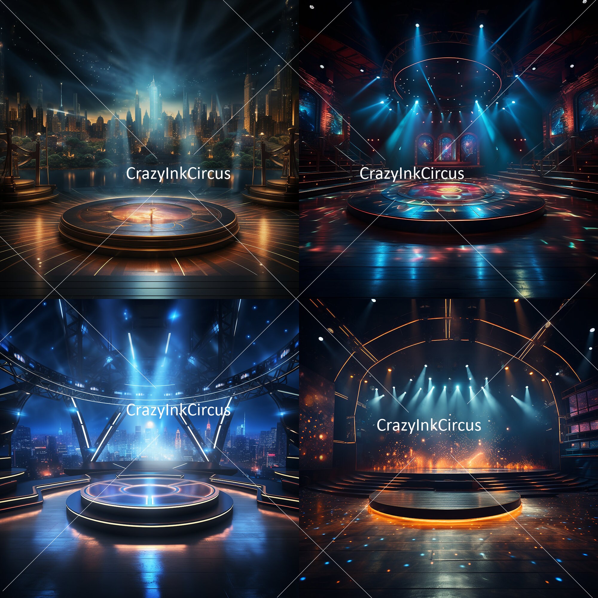 15 Live Show Stage Backdrops - Performer's Backdrops: Spotlight ...