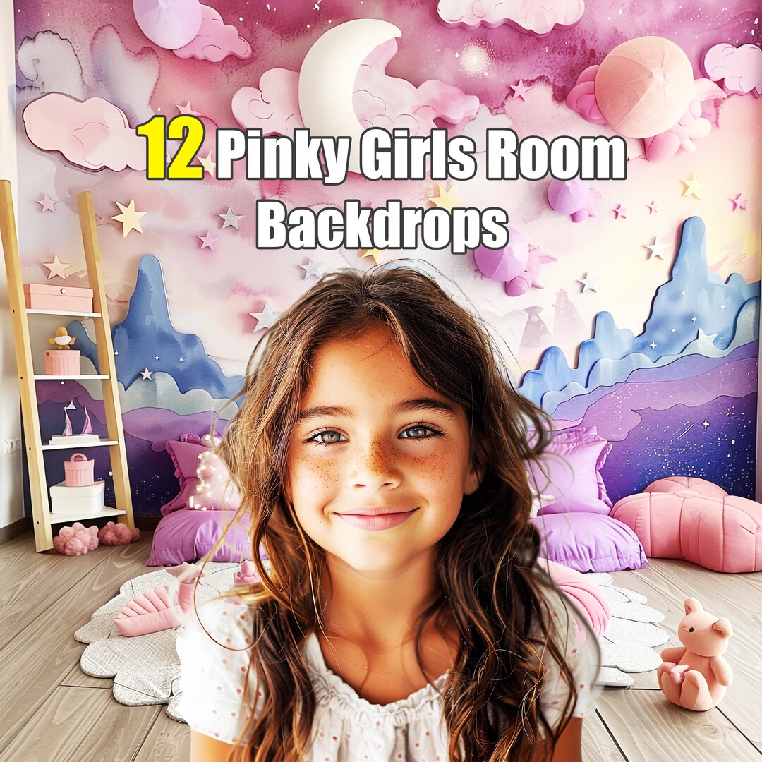 12 Pinky Girls' Rooms Backdrops - Whimsical Wonderland – Perfect for ...