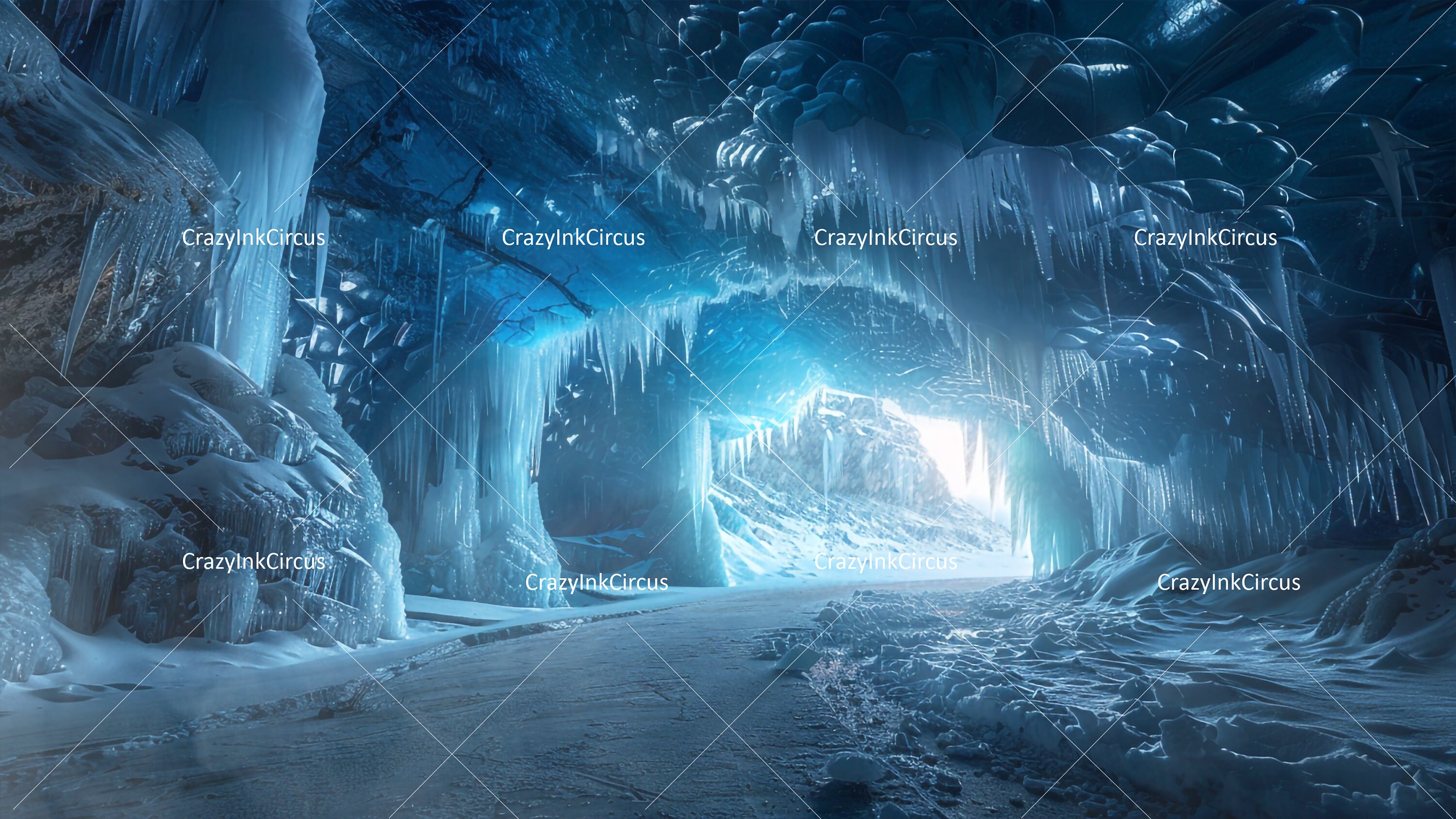 Animated Background - Ice Cave - Frozen Depths- Explore the Ice Cave ...