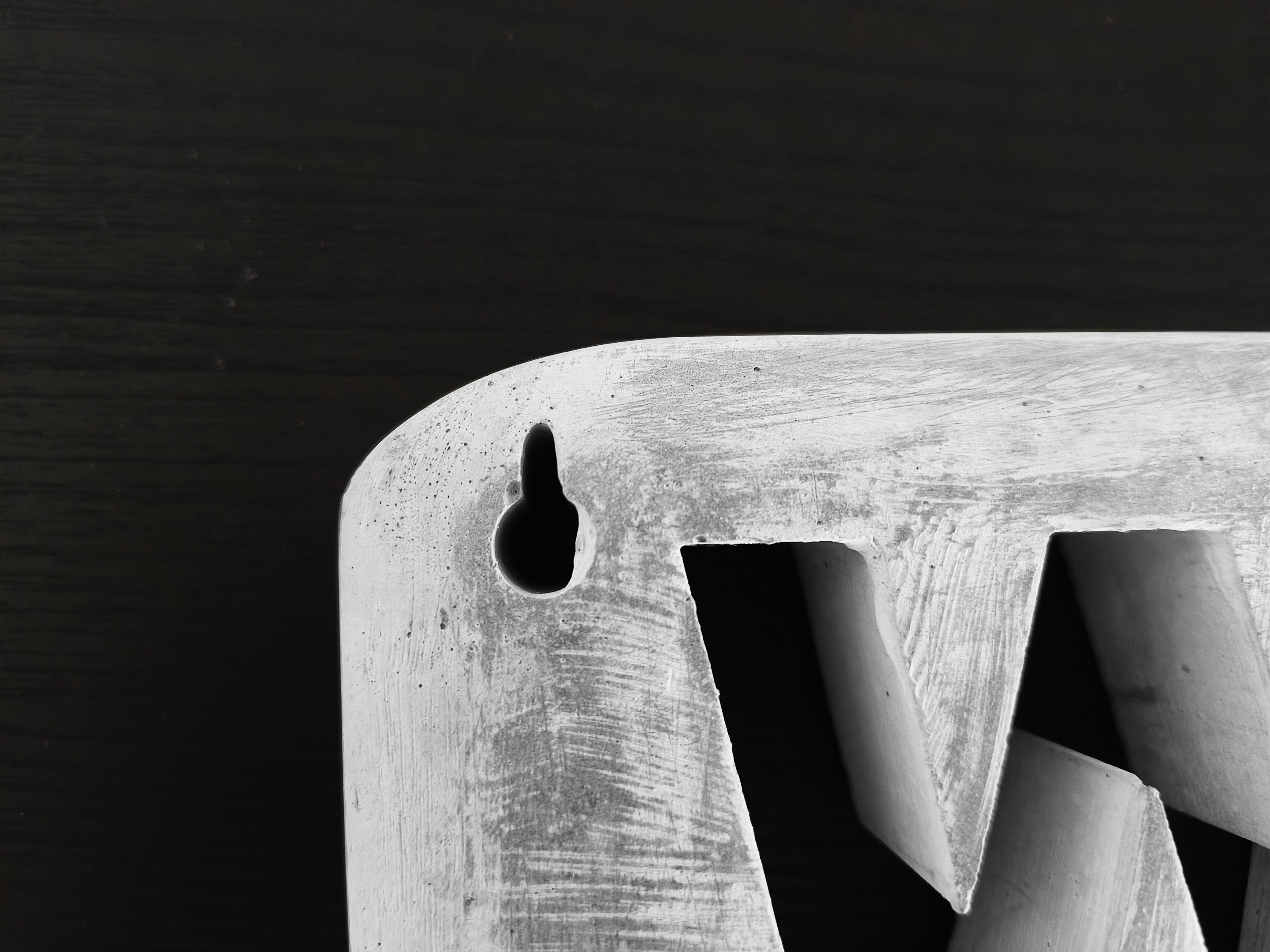 Concrete Toilet Sign, Industrial Design, WC Letters, Waterproof ...