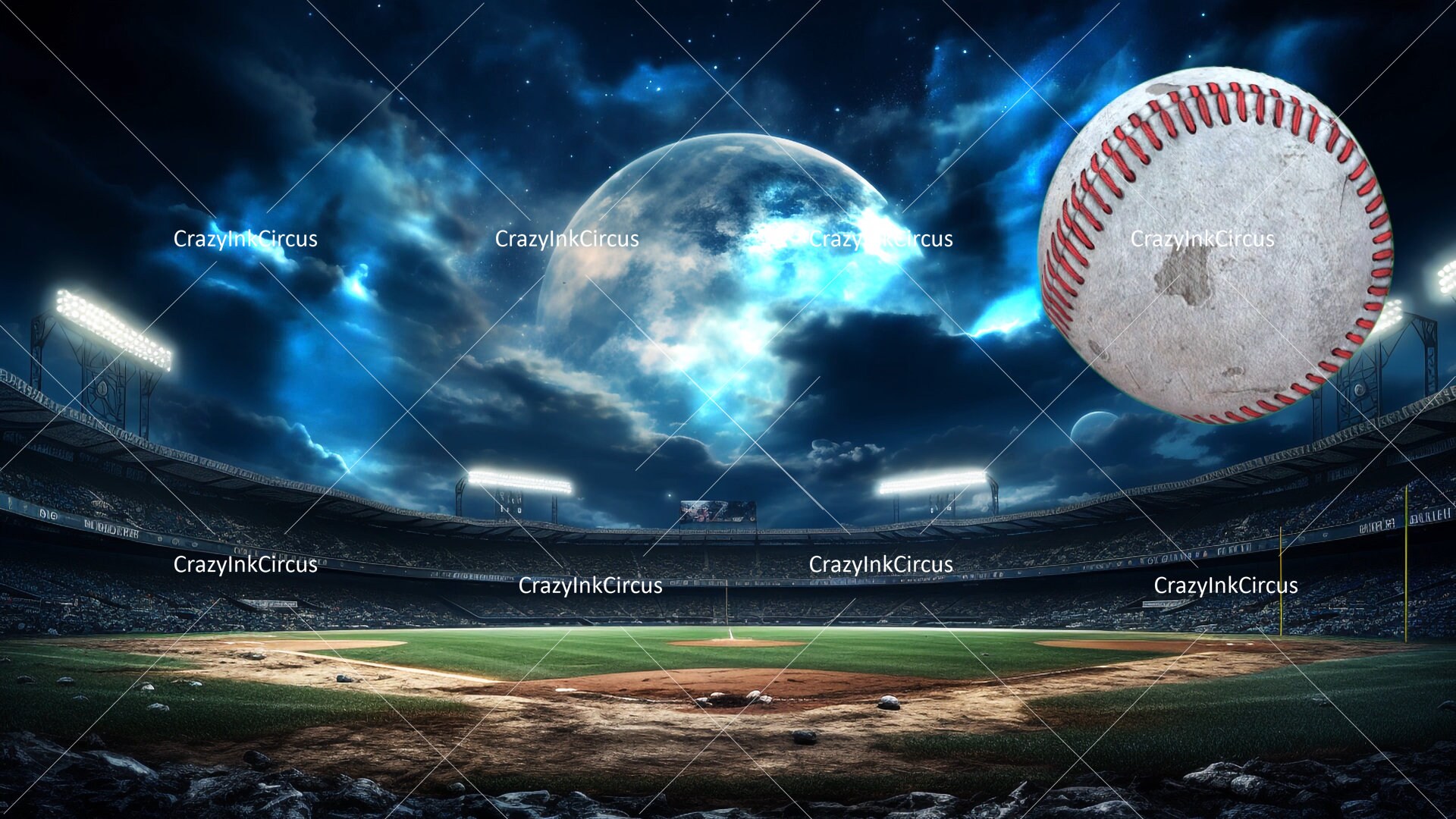 Animated Background - Baseball Field - Dynamic Diamond Dreams ...