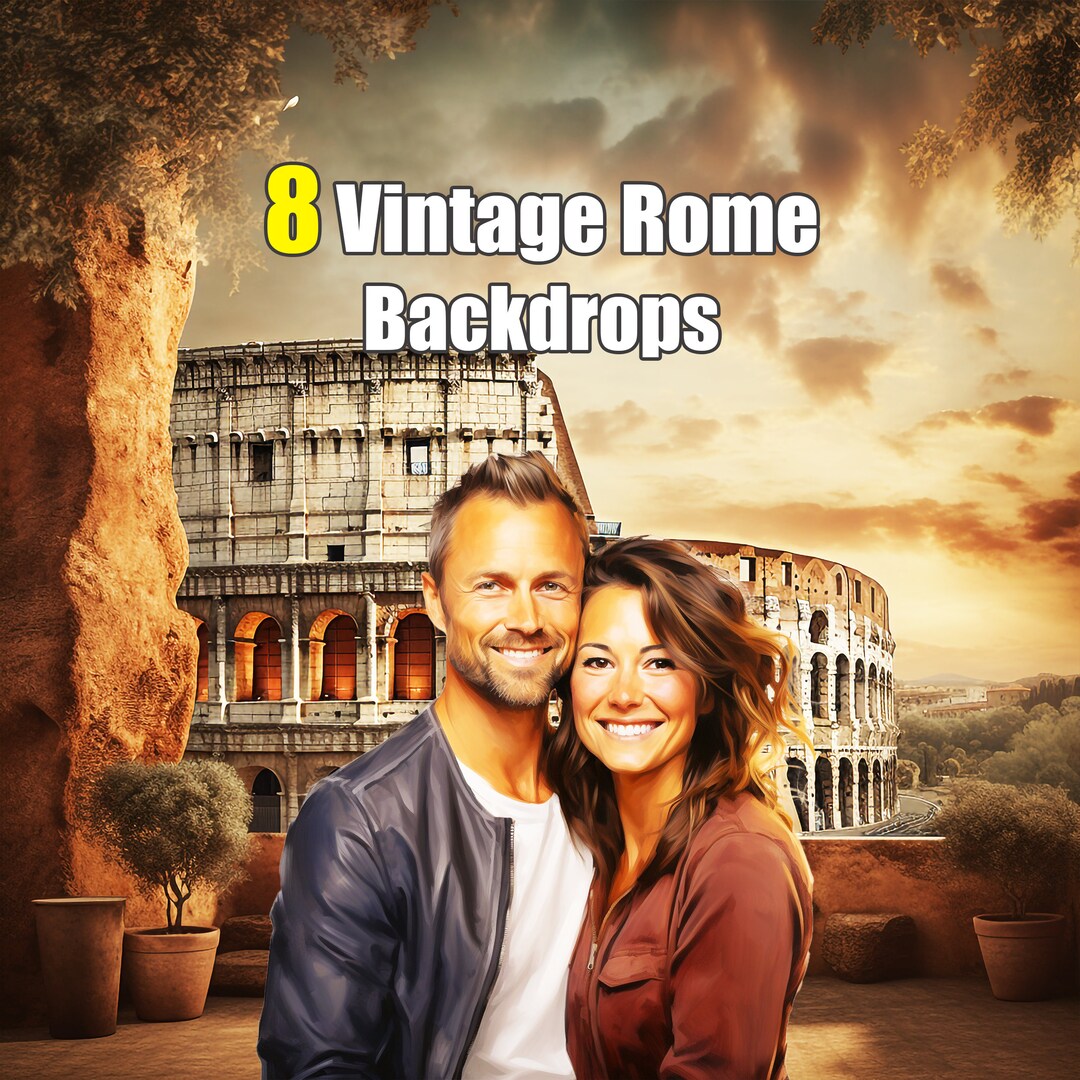 8 Visit Rome Backdrops - Ancient Rome, Vintage Backdrops - Relive the ...
