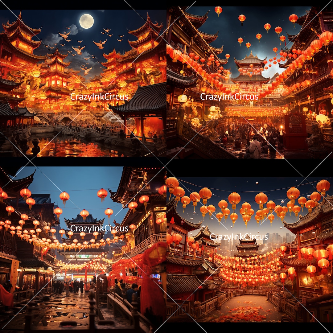 14 Lunar New Year Backdrops A Vibrant Collection Infused With Festive ...