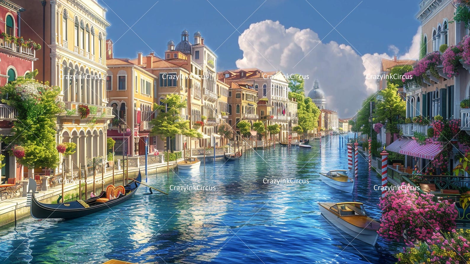 Animated Background - Italian Village - Ideal for Zoom Meetings, Twitch ...