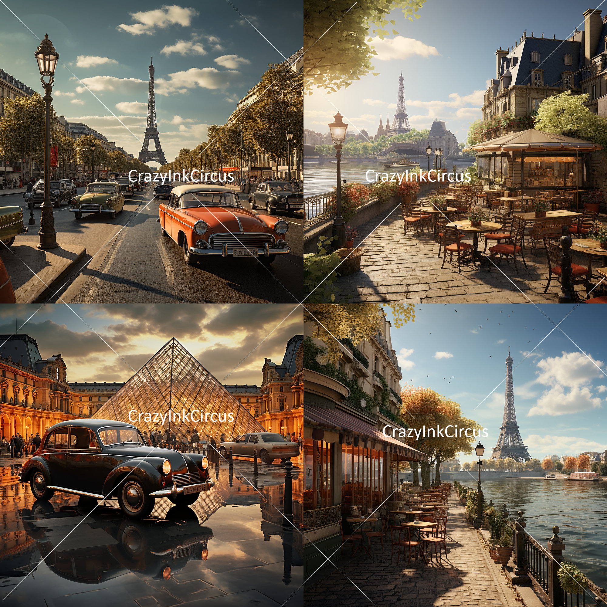 14 Visit Paris Vintage Backdrops - Vintage Cityscape Collection – Ideal ...