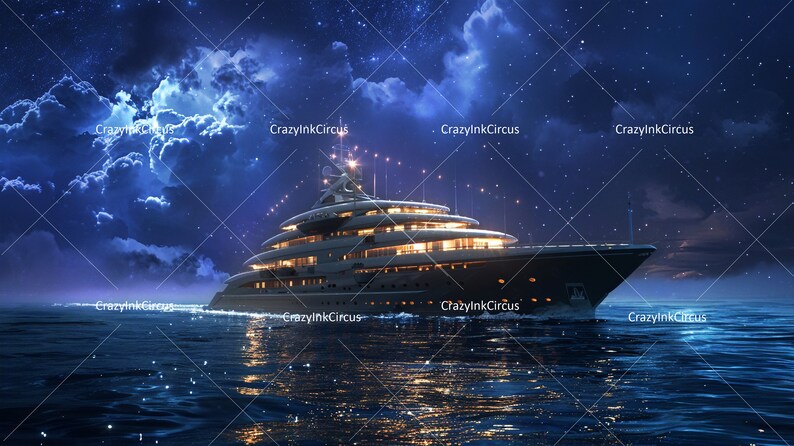 Animated Background - Cruise Ship - Oceanic Adventure - Seafaring ...