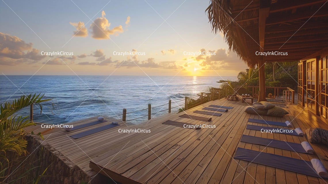 Animated Background - Yoga Retreat - Ideal for Zoom Sessions, Twitch ...