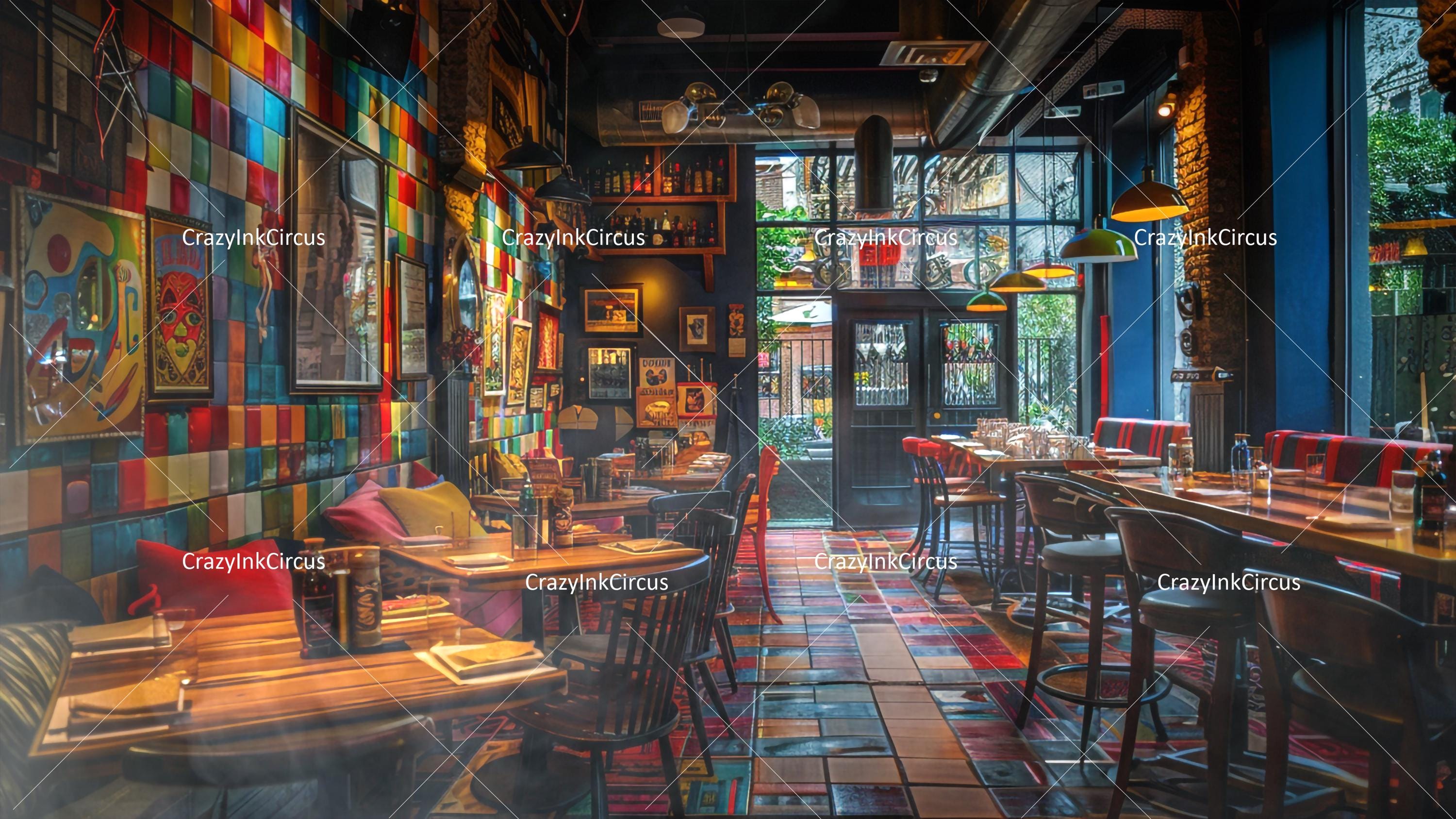 Animated Background - Tapes Bar - Retro Lounge Vibes - Perfect for Zoom ...