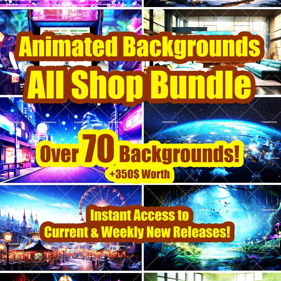 All Shop Bundle - Animated Backgrounds - Ultimate Collection - All Shop ...