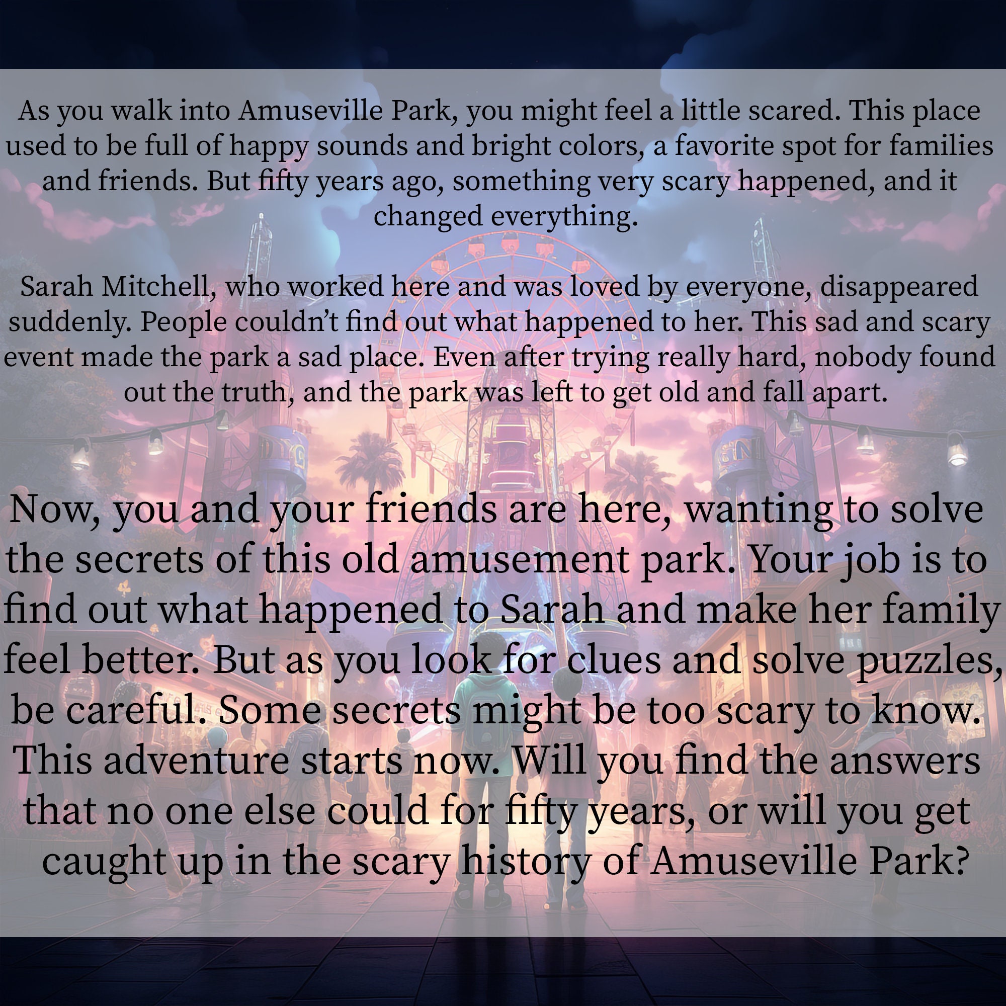 Horror Escape Room Game - Printable Horror Game for Couples, Teens and ...