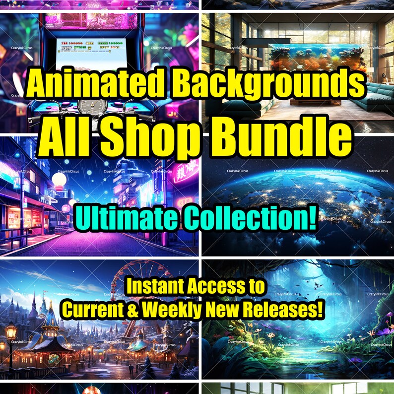 All Shop Bundle Animated Backgrounds Ultimate Collection All Shop ...