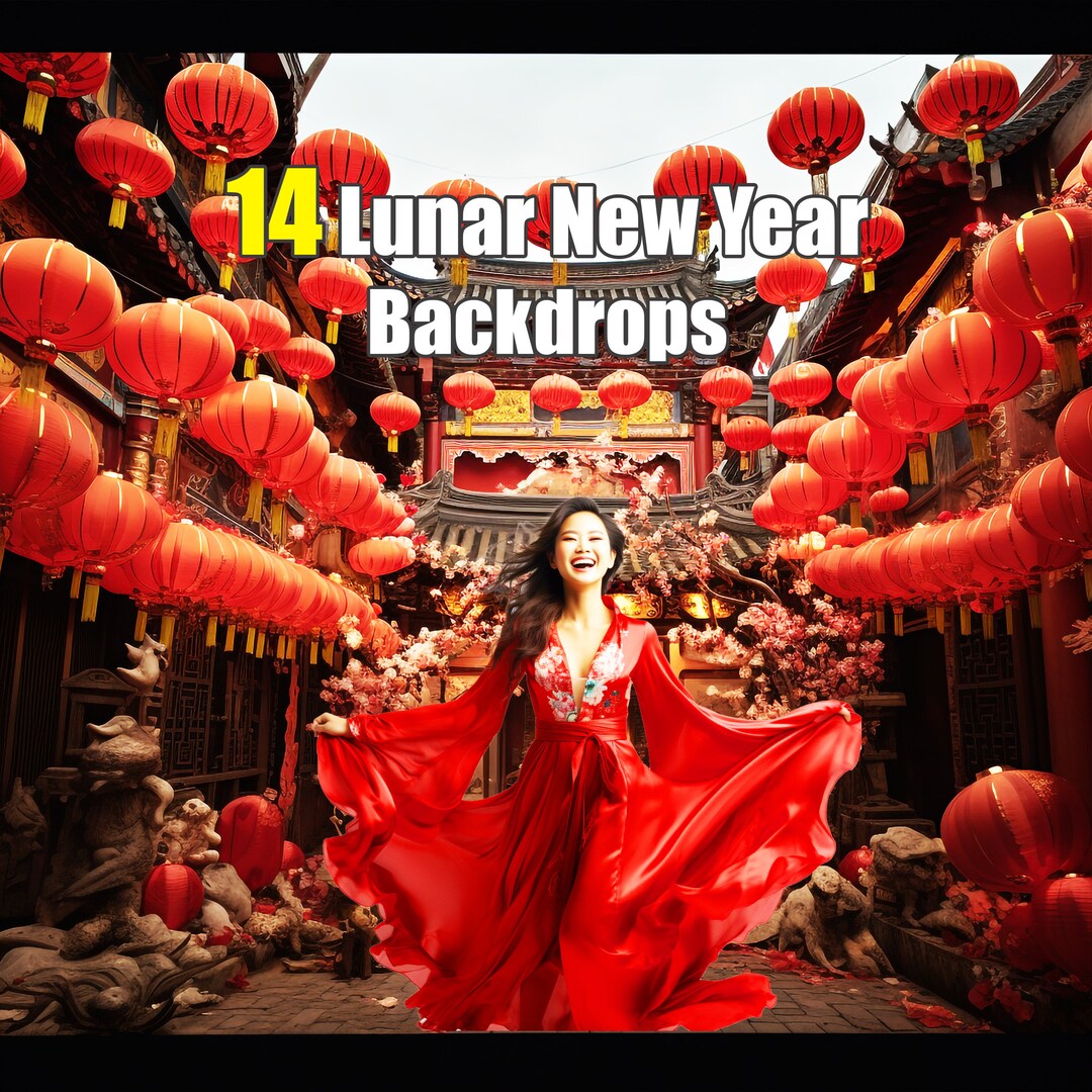 14 Lunar New Year Backdrops - A Vibrant Collection Infused With Festive ...