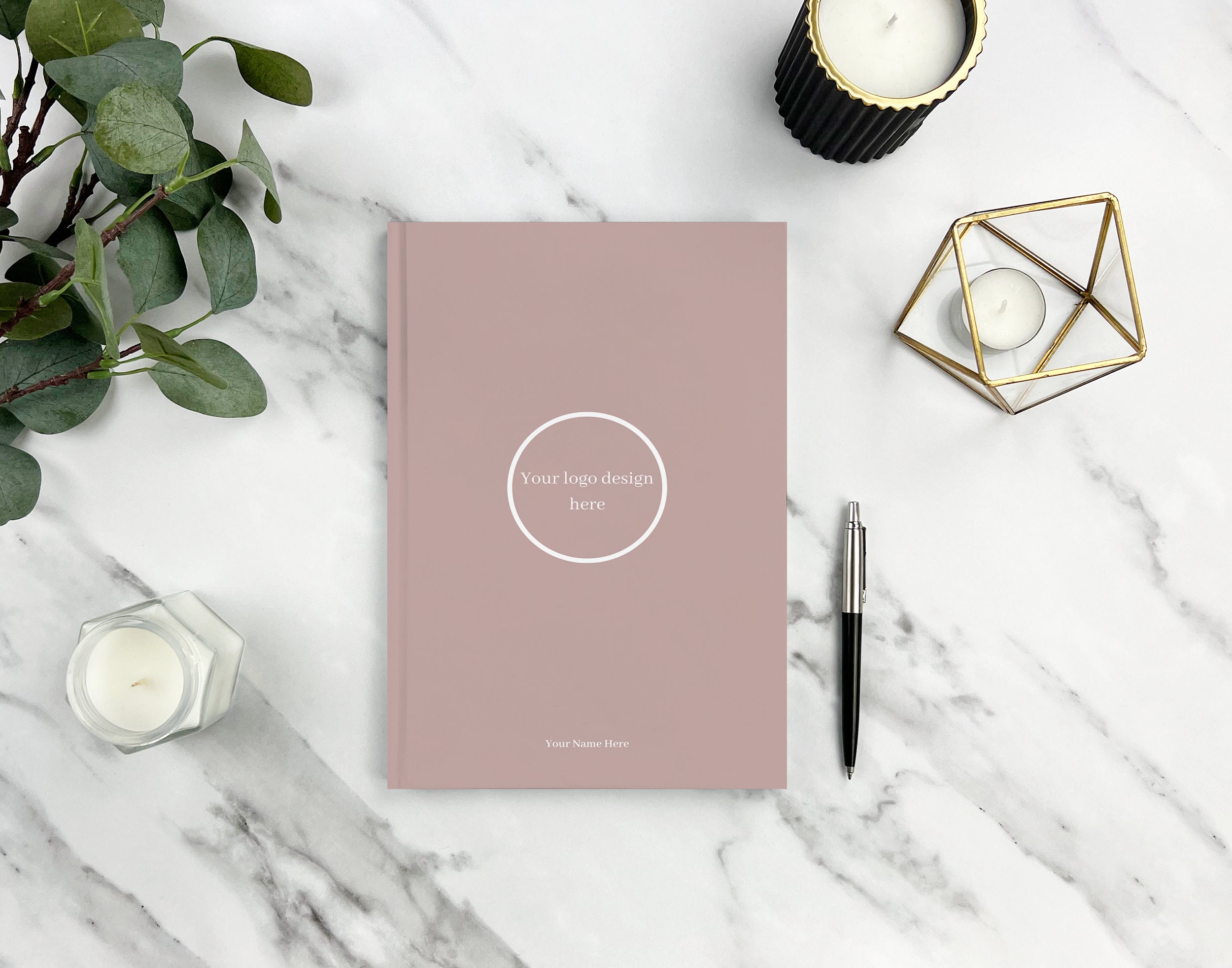 Personalised Logo Business Planner | Choose Design & Colour | Custom A5 ...