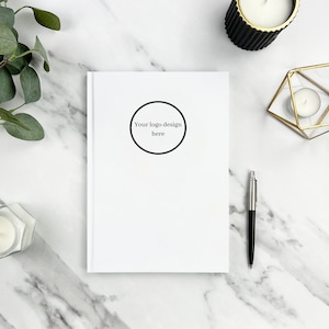 Personalised Logo Business Planner | Choose Design & Colour | Custom A5 ...