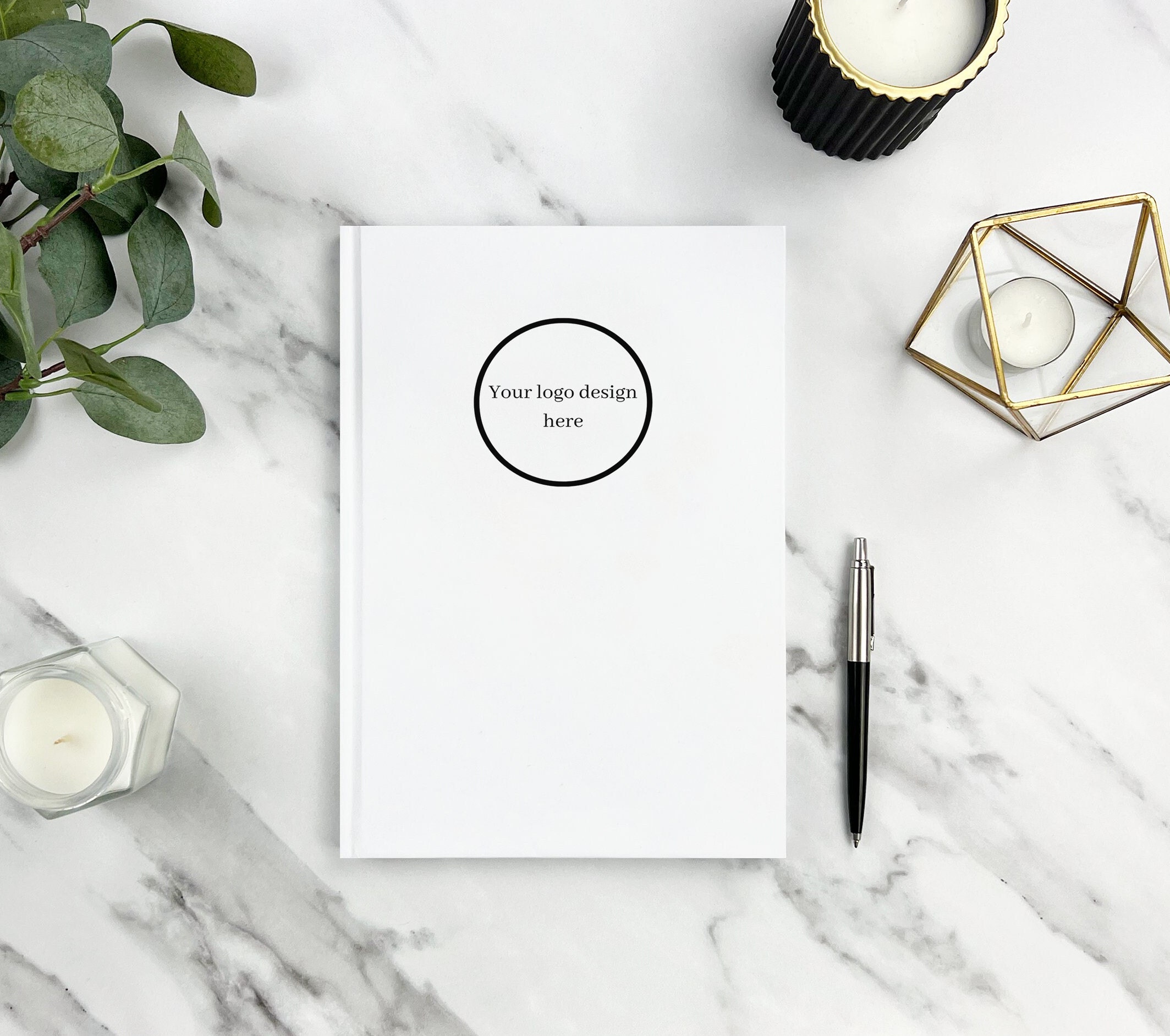 Personalised Logo Business Planner | Choose Design & Colour | Custom A5 ...