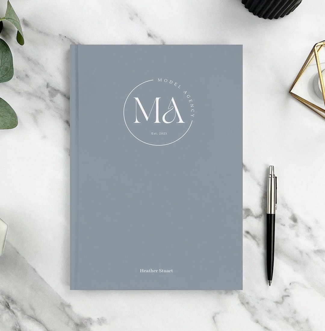 Personalised Logo Business Planner | Choose Design & Colour | Custom A5 ...