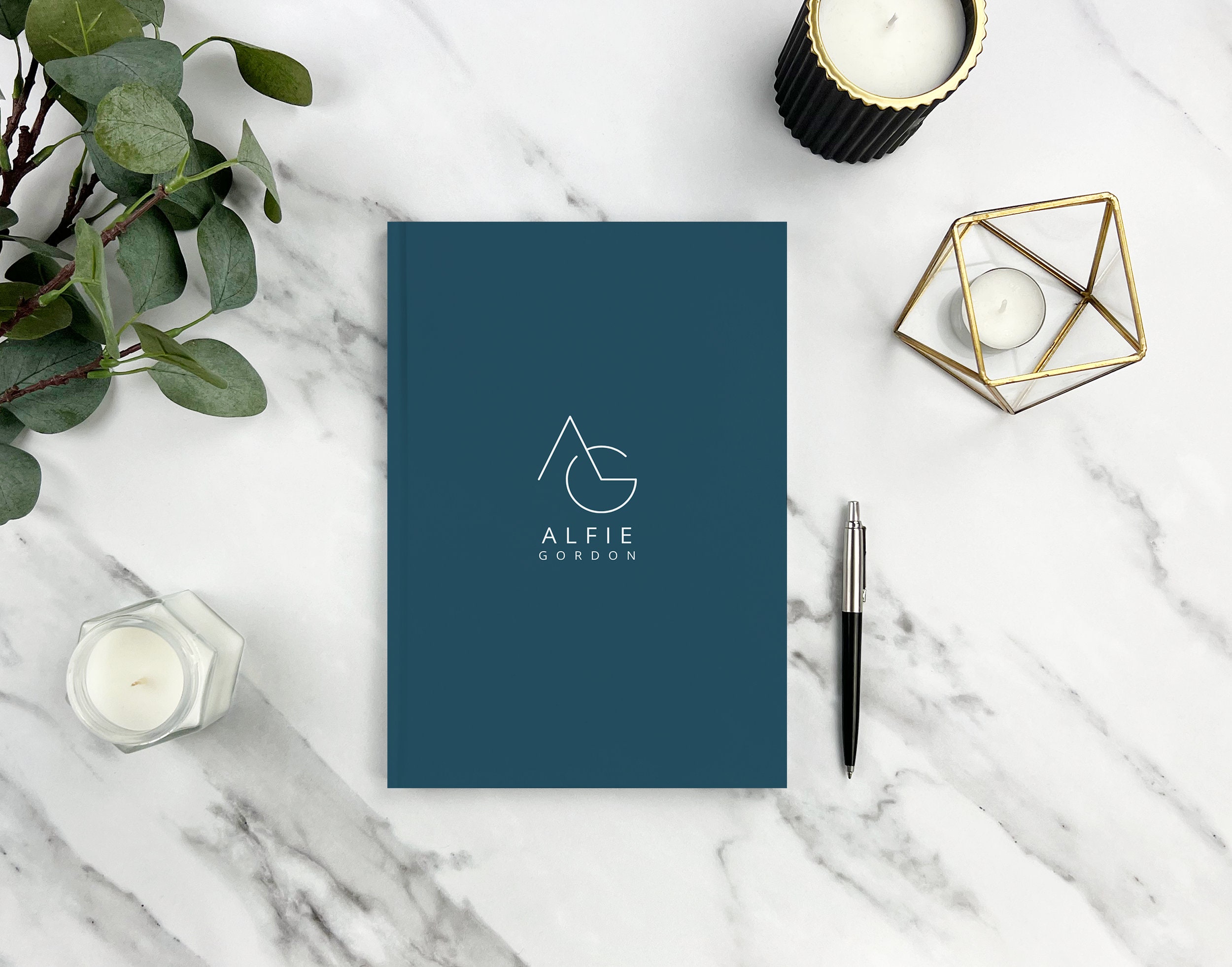 Personalised Logo Business Planner Choose Design & Colour Custom A5/A4 ...