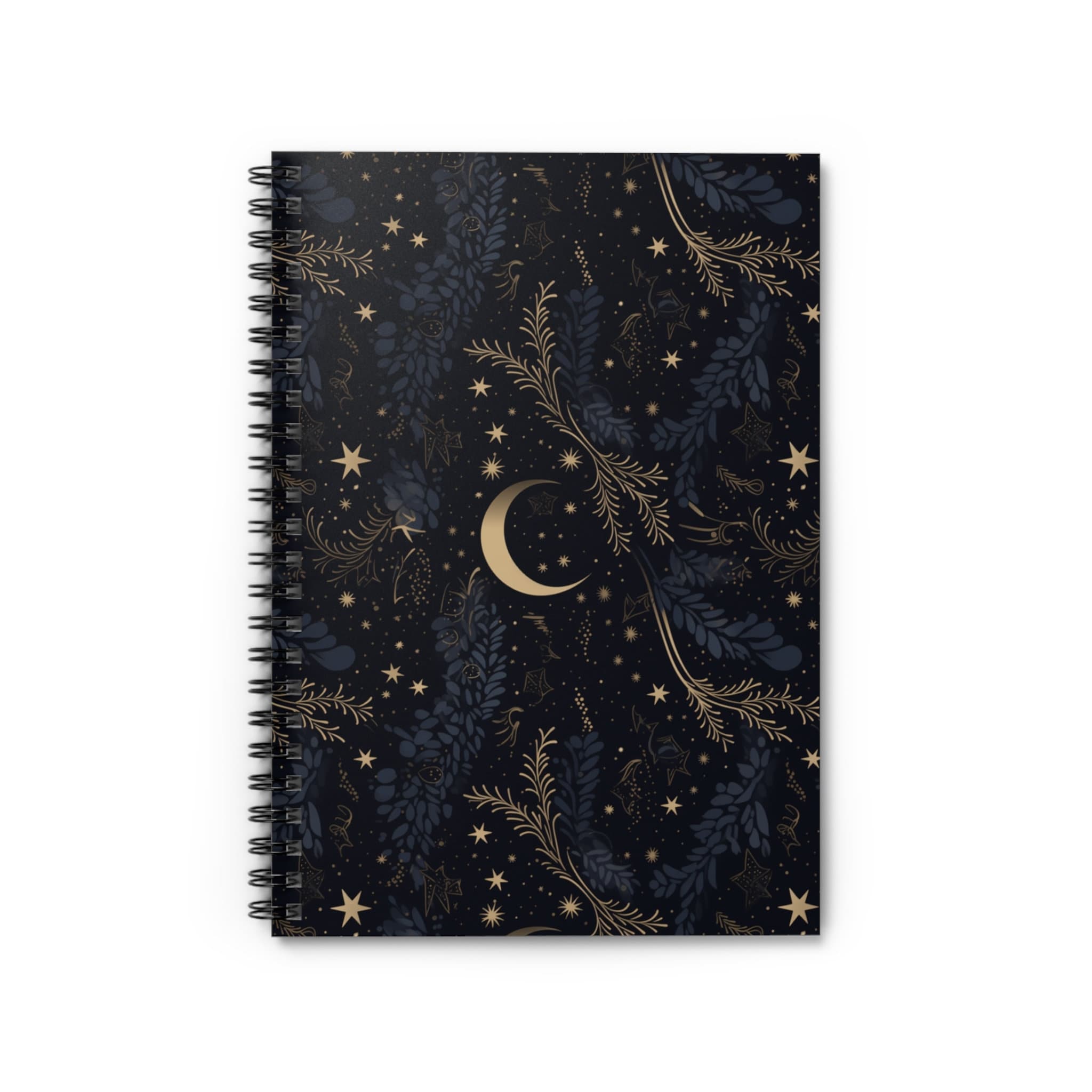 Moon and Stars Notebook | Spiral Bound | Celestial Journal | A5 ...