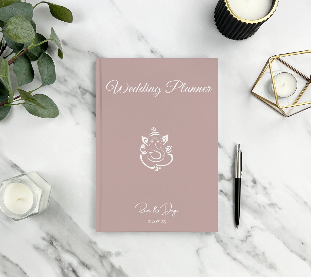 Personalised Hindu Wedding Planner Notebook Ganesh Notebook - Etsy