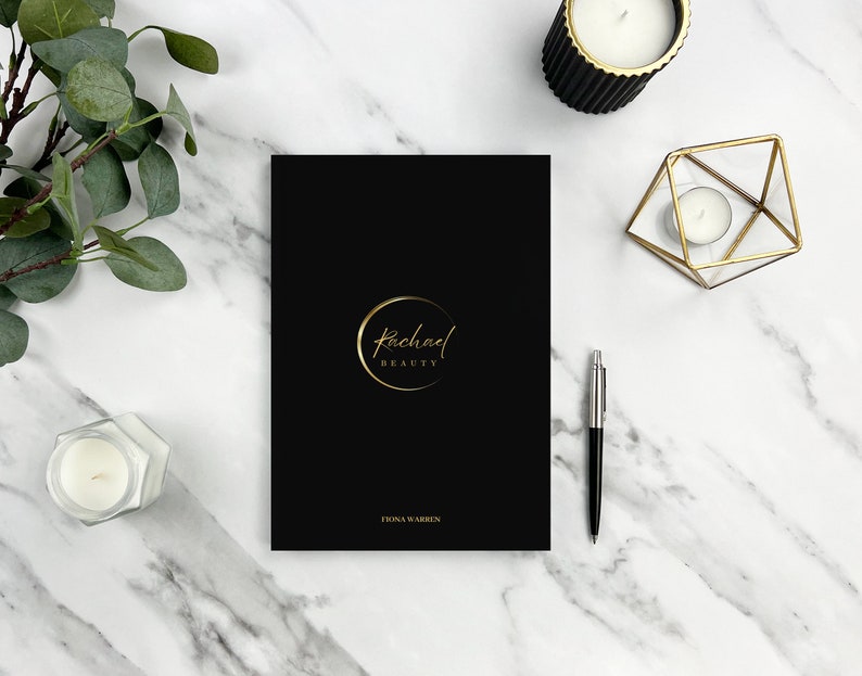 Personalised Logo Business Planner | Choose Design & Colour | Custom A5 ...