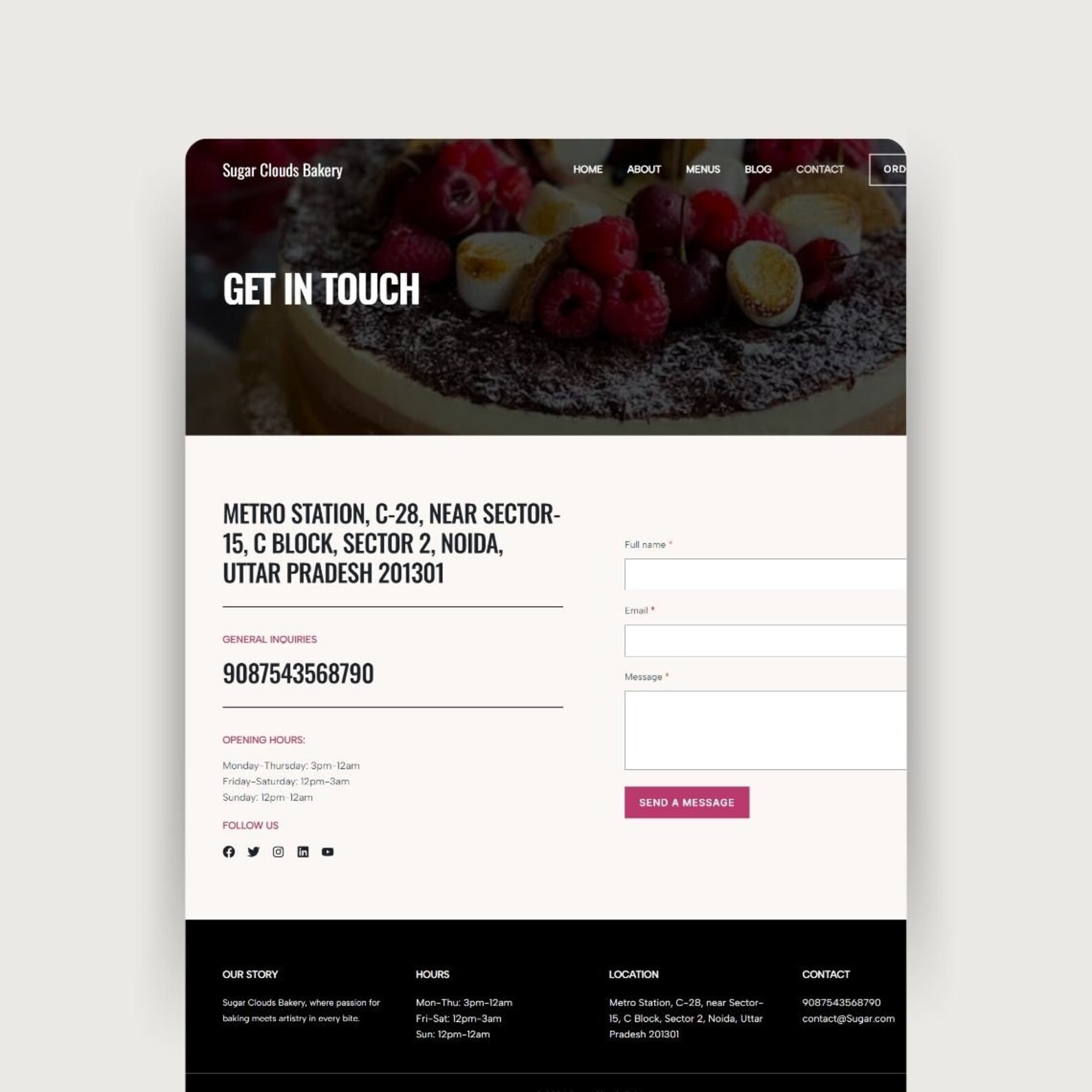 Cake Bakery Wordpress Website Template 100% Done for You Cake Bakery ...
