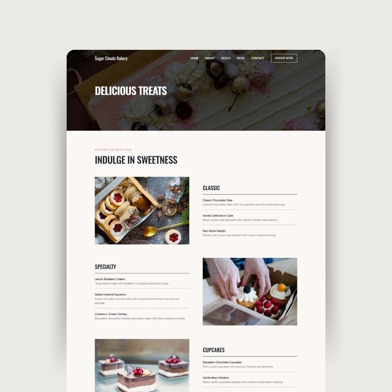 Cake Bakery Wordpress Website Template 100% Done for You Cake Bakery ...