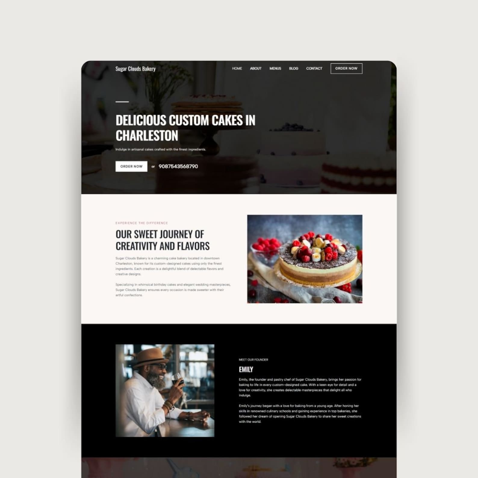 Cake Bakery Wordpress Website Template 100% Done for You Cake Bakery ...