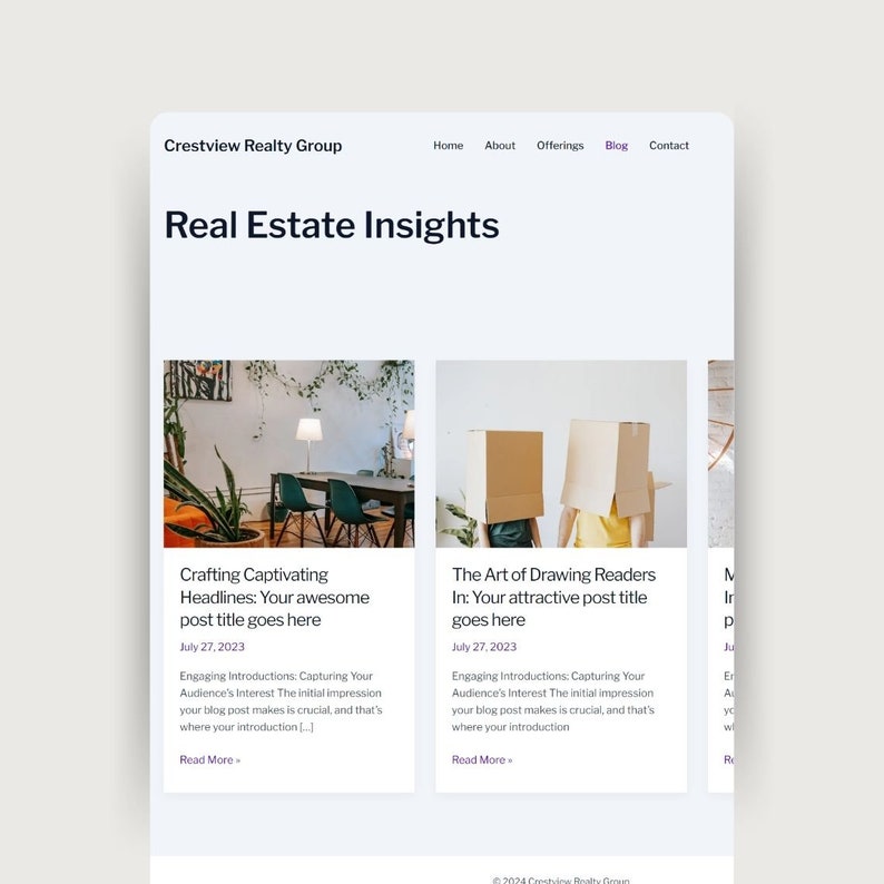 Real Estate Wordpress Website Template 100% Done for You Real Estate ...