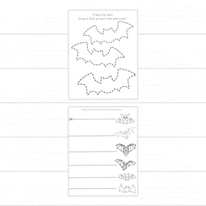 Bat Activity Pack Printable, Bat Worksheets, Bat Unit, Bat Learning Set ...