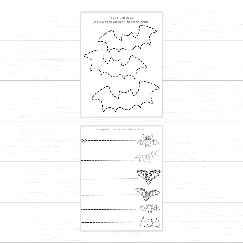 Bat Activity Pack Printable, Bat Worksheets, Bat Unit, Bat Learning Set ...