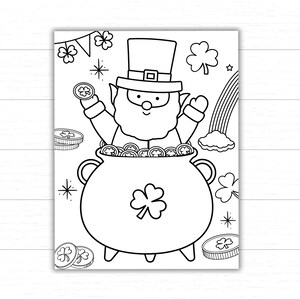 Leprechaun Coloring Pages, Printable Leprechaun Activities, St. Patrick ...