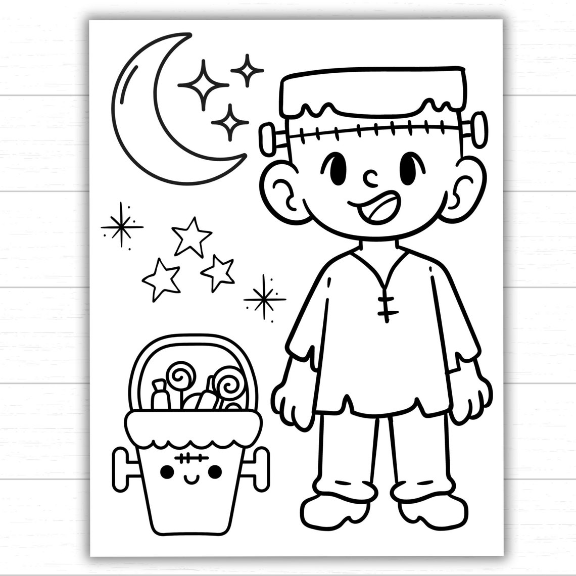Trick or Treat Coloring Pages, Halloween Costume Coloring Pages ...