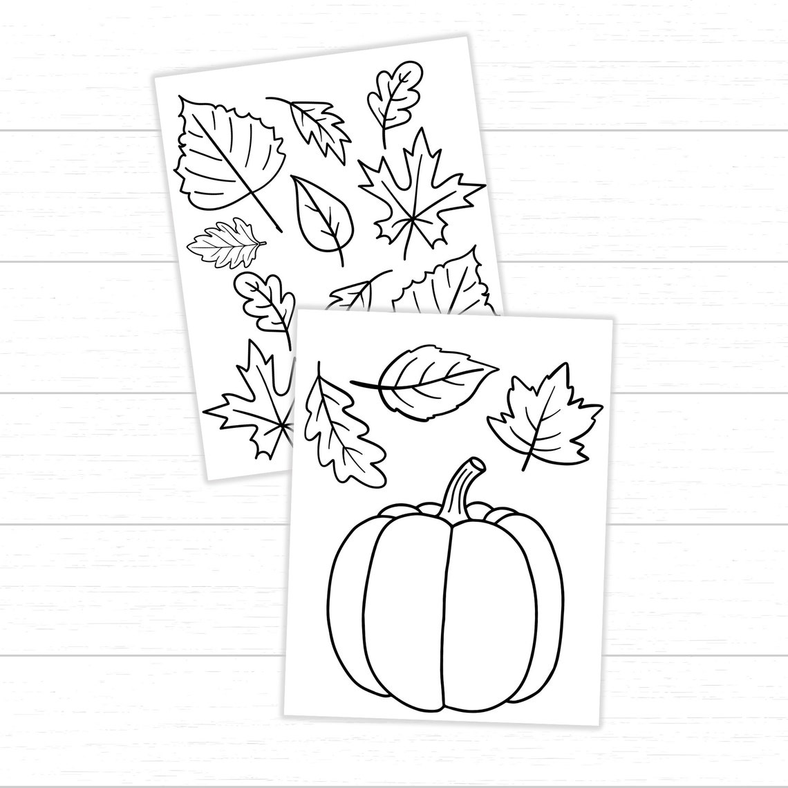 Fall Leaf Coloring Pages, Fall Leaf Activities, Fall Leaf Activity Pack ...