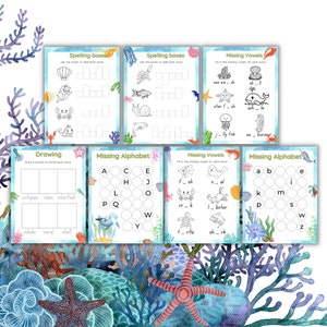 Under the Sea Preschool Activity Pack, Ocean Themed Printables, Sea ...