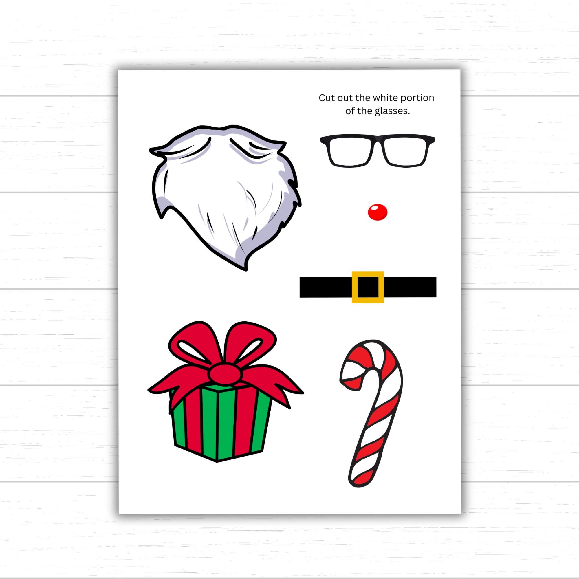 Disguise a Gingerbread Man Santa, Santa Gingerbread Disguise, Printable ...