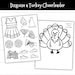 Disguise a Turkey Cheerleader, Cheerleader Turkey, Printable ...