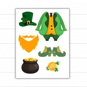 Disguise a Turkey Leprechaun, Leprechaun Printable Outfit, Leprechaun ...