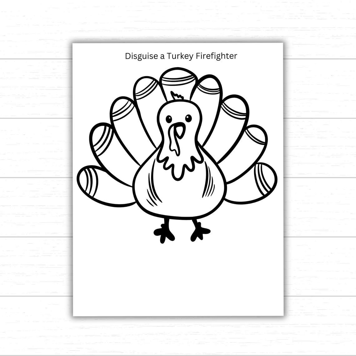 Disguise a Turkey Firefighter, Firefighter Turkey, Disguise a Turkey ...