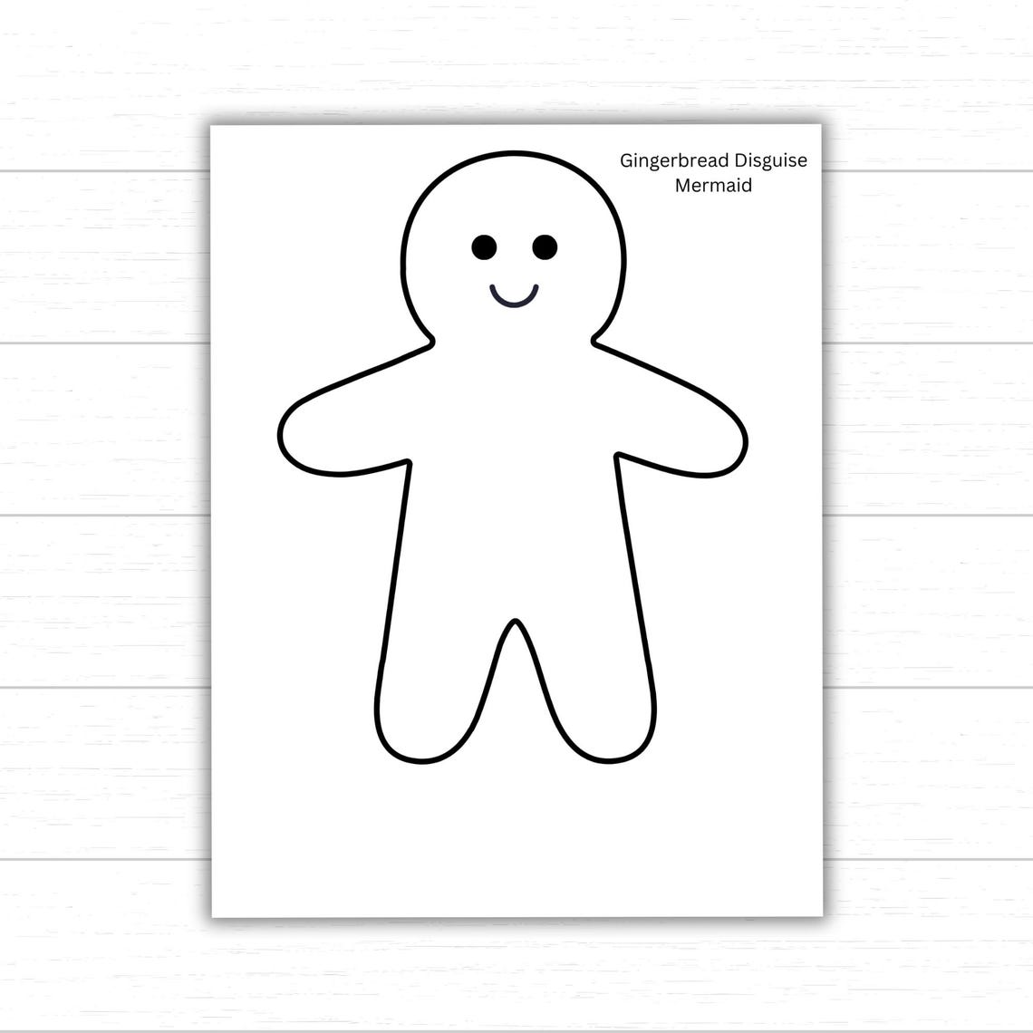 Mermaid Gingerbread Disguise, Disguise a Gingerbread Man Project ...