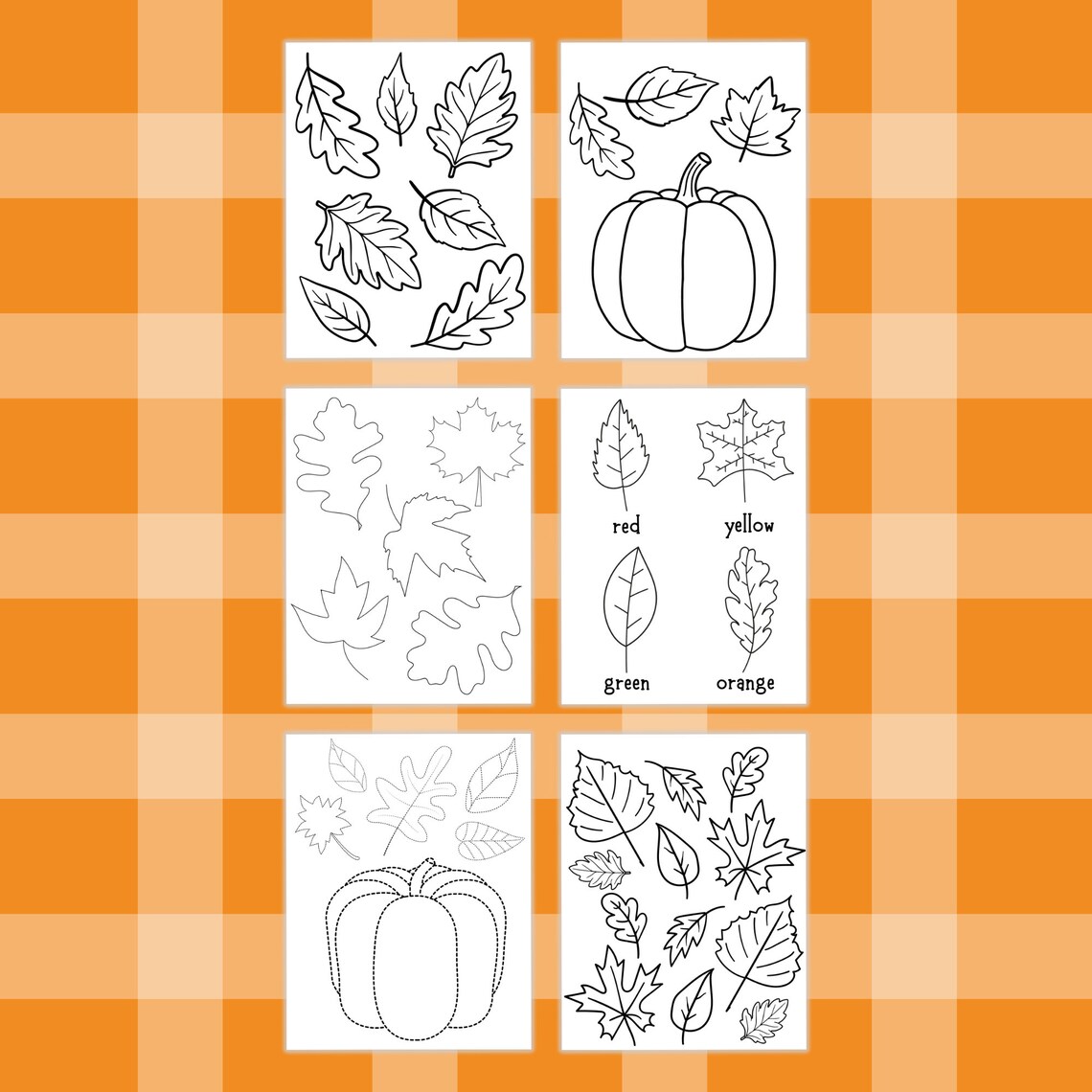 Fall Leaf Coloring Pages, Fall Leaf Activities, Fall Leaf Activity Pack ...