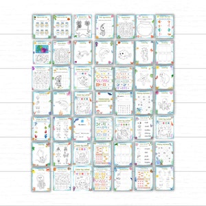 Under the Sea Preschool Activity Pack, Ocean Themed Printables, Sea ...