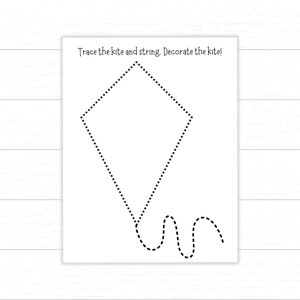 Kite Activity Pack for Kids, Kite Printables, Printable Kite Coloring ...