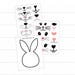 Build a Bunny Face Printable Kids Activity, Cut and Paste Animal Craft ...