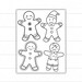Gingerbread Man Coloring Pages, Gingerbread Man Cookie Coloring Pages ...