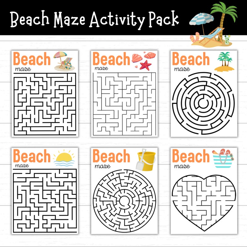 Free Mazes for Kids - Etsy
