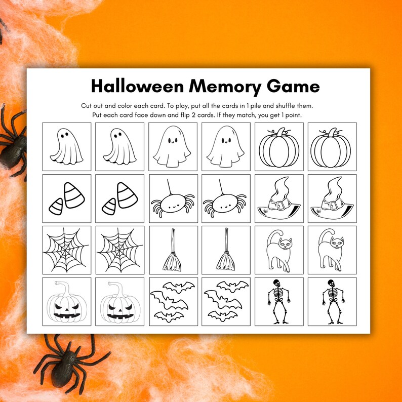 Halloween Placemat Activity Printable, Halloween Placemats, Halloween ...