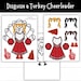 Disguise a Turkey Cheerleader, Cheerleader Turkey, Turkey in Disguise ...